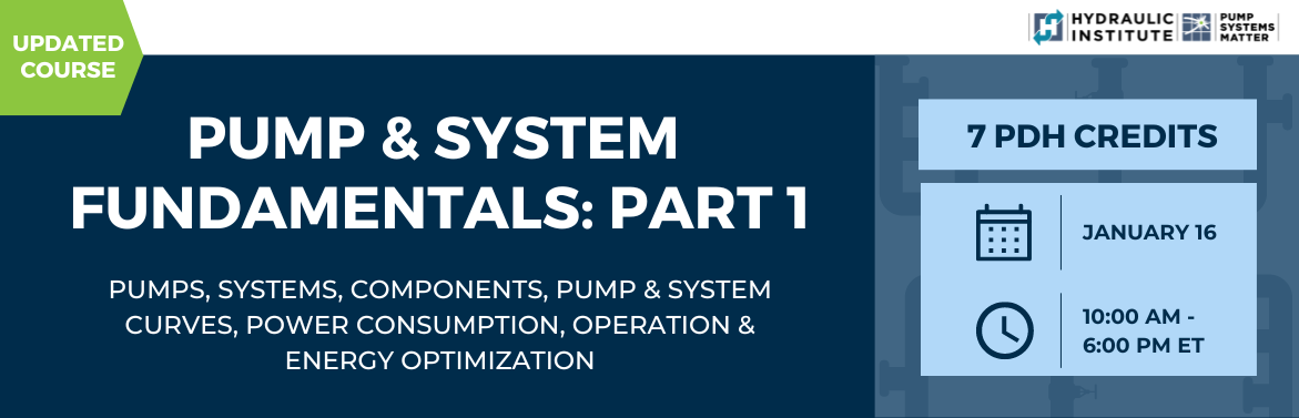 Hydraulic Institute Learning: Home