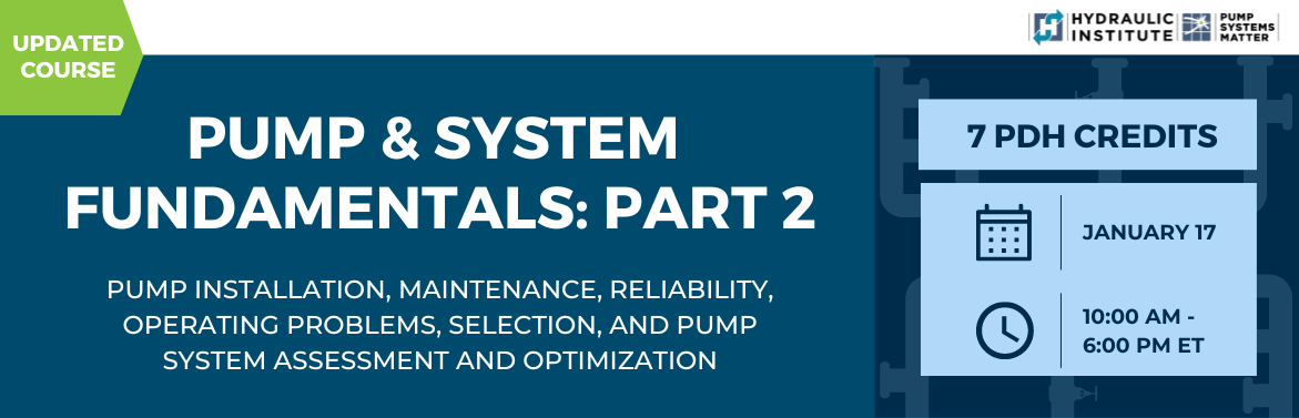 Hydraulic Institute Learning: Home